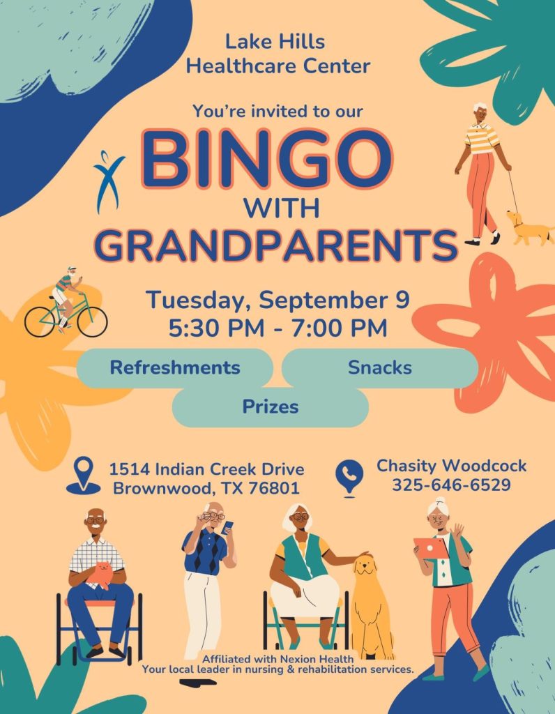 Bingo with Grandparents | Brownwood News