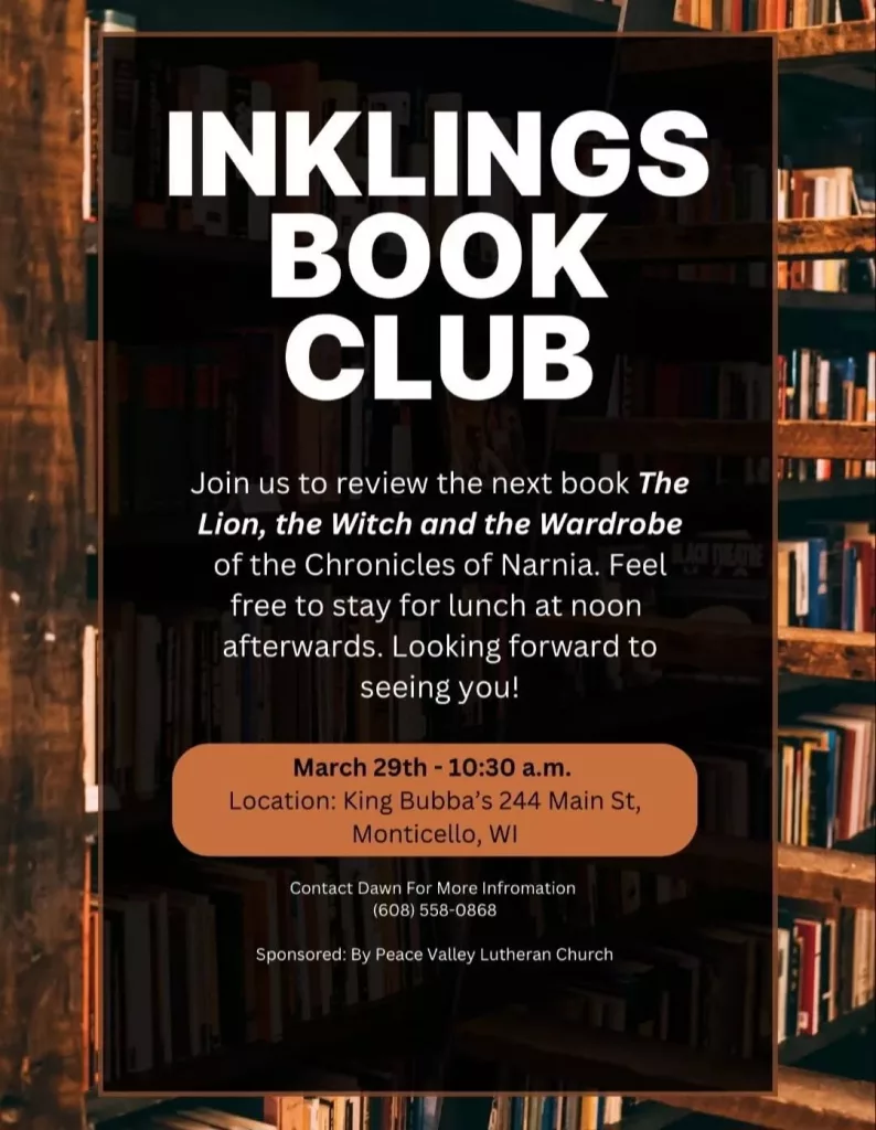 Monthly Book Club Meeting (Sponsored by Peace Valley Lutheran Church ...