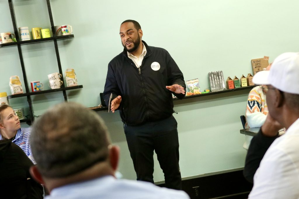 Charles Booker, U.S. Senate candidate, speaks in Glasgow | WCLU Radio