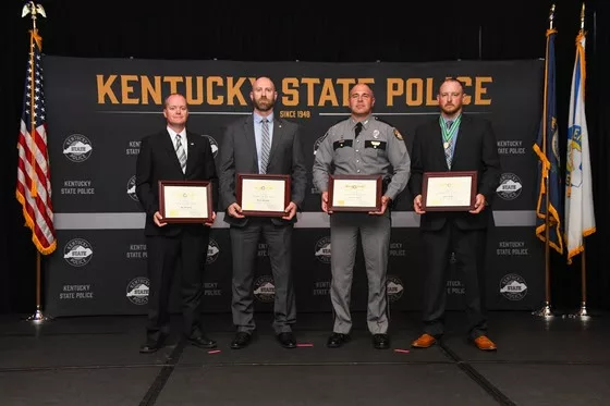 Post 3 troopers honored at Kentucky State Police sworn award ceremony ...
