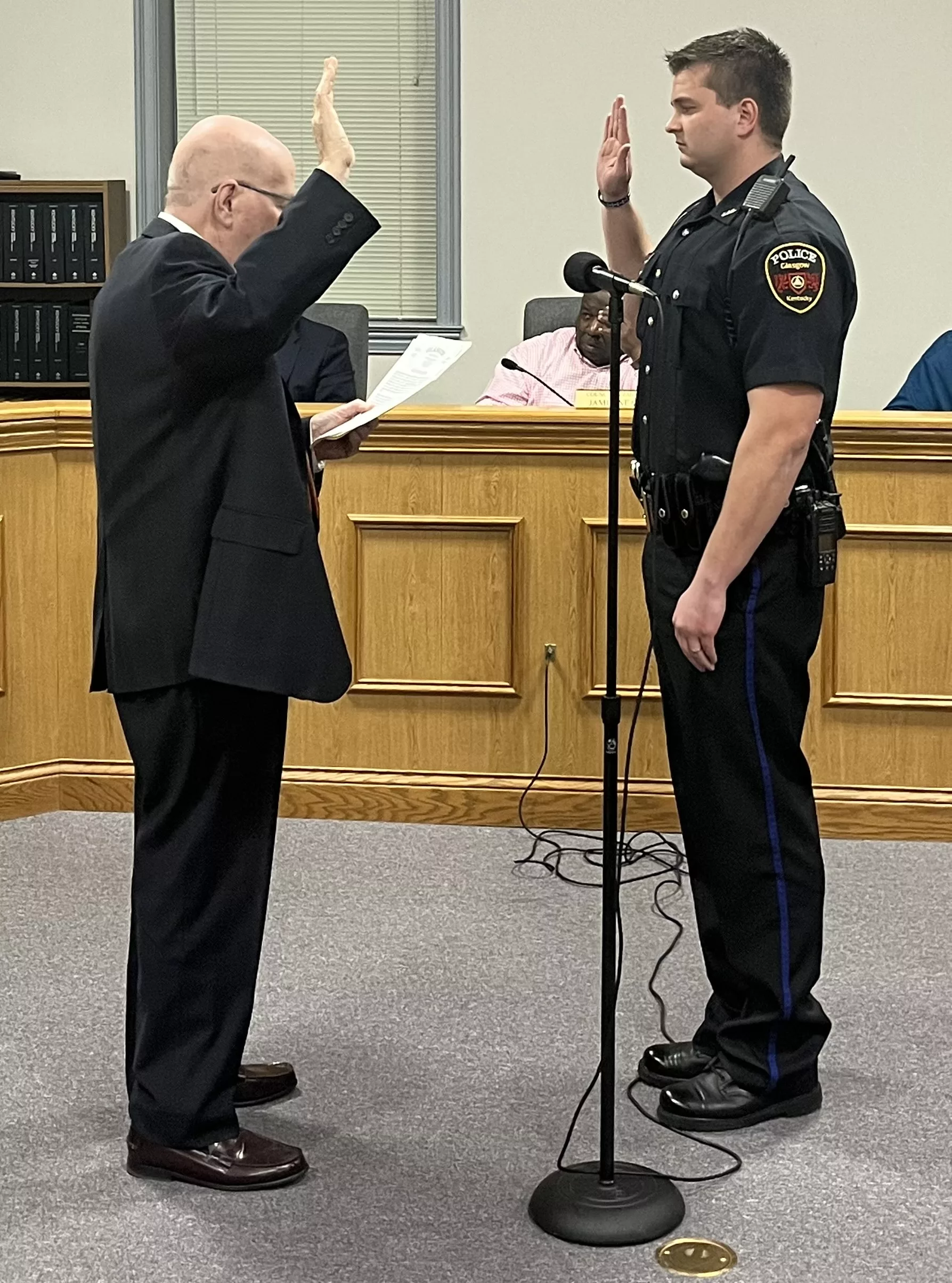 Officer John Wallen joins Glasgow Police Department | WCLU Radio