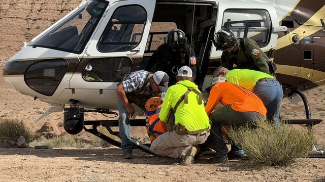 Emery County SAR rescues man, dog after rappelling fall in San Rafael ...