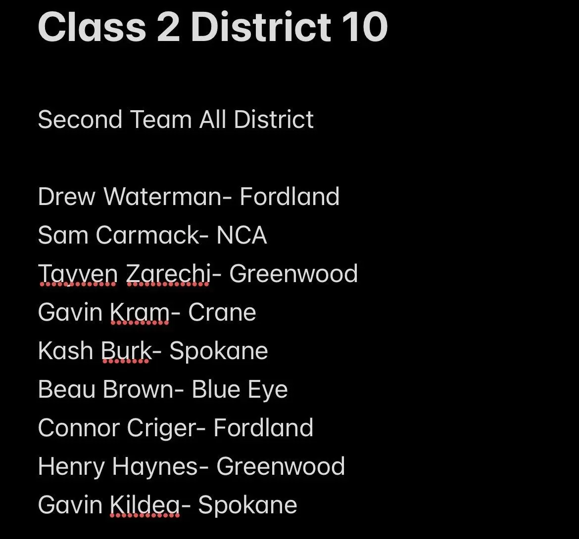 2026 All-Class 2 District 10 baseball team | Ozarks Sports Zone