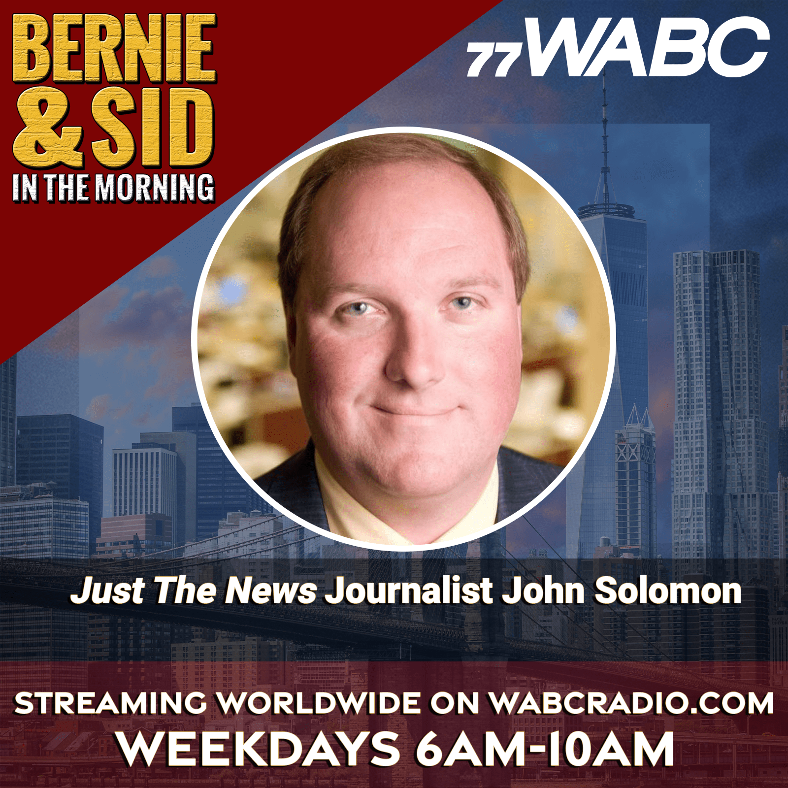 Just The News Journalist John Solomon | 2-21-2022 – 77 WABC