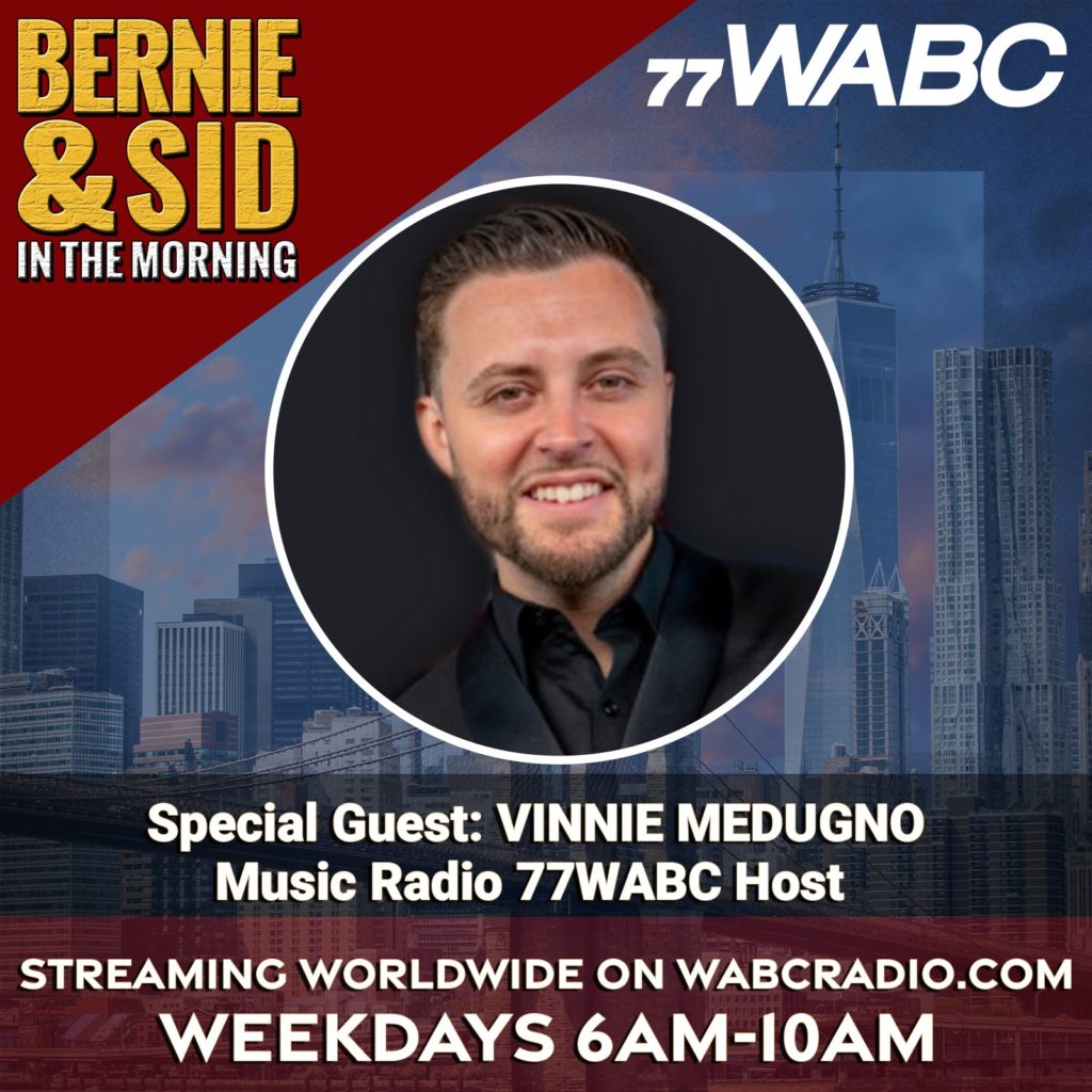 Host of ‘The Vinnie Medugno Show’ on 77 WABC Vinnie Medugno | 04-22 ...