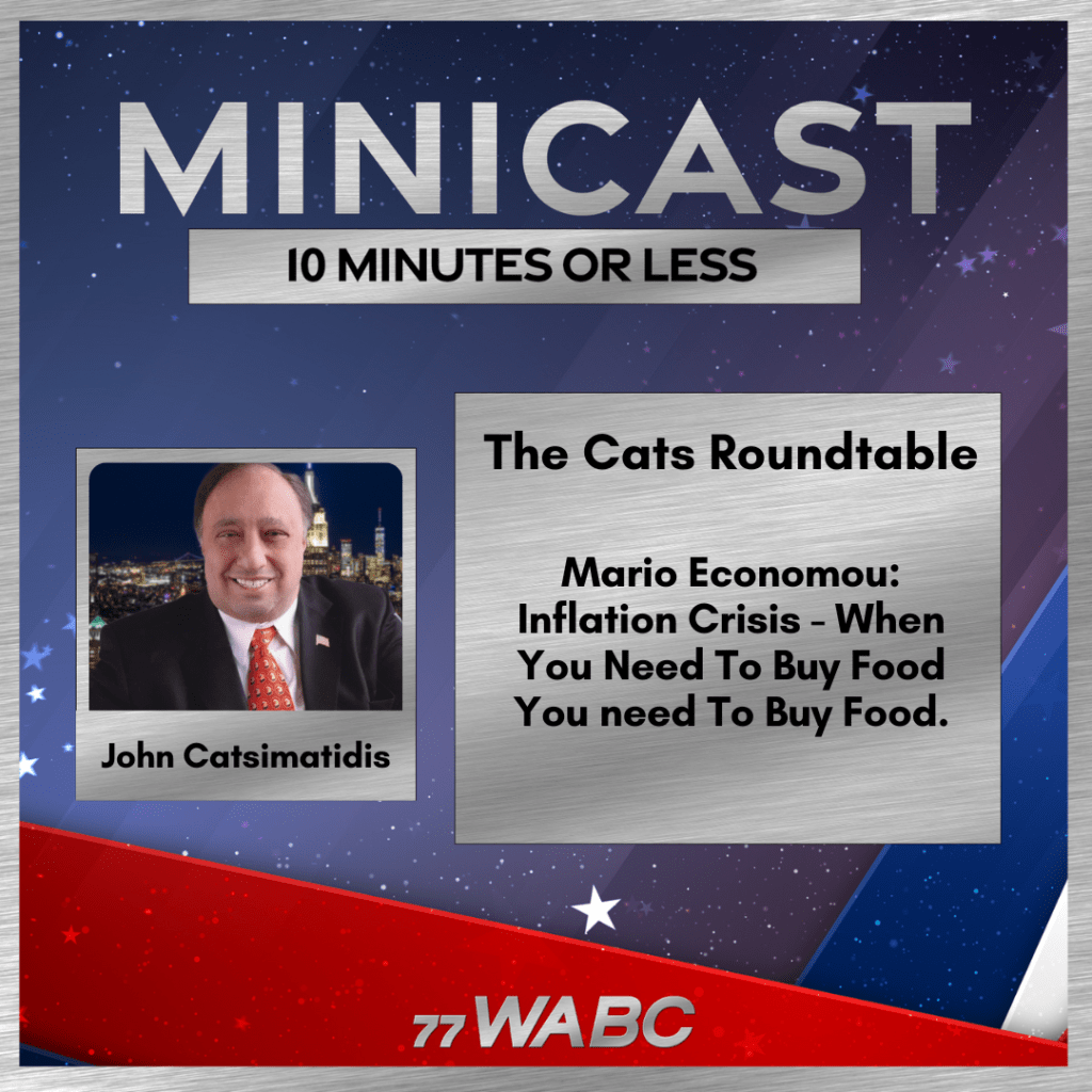 Mario Economou: Inflation Crisis – When You Need To Buy Food You need ...