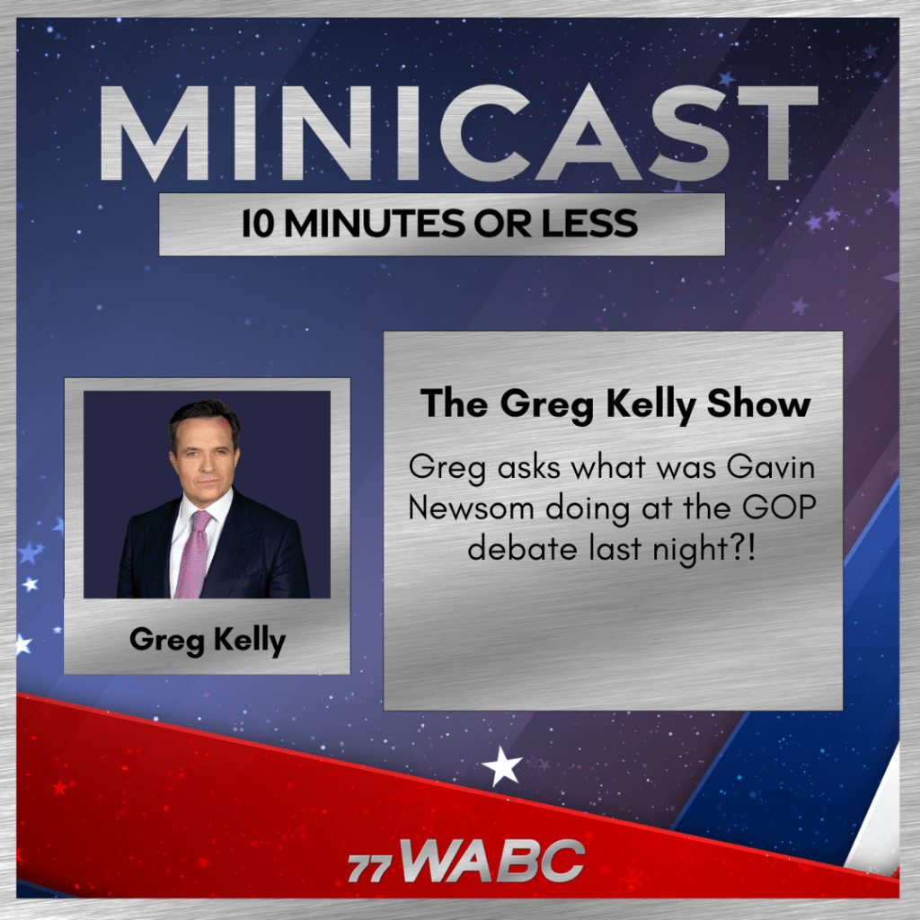 Greg asks what was Gavin Newsom doing at the GOP debate last night ...