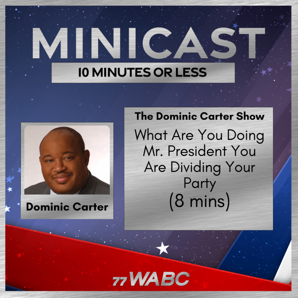 Dominic Carter: What Are You Doing Mr. President You Are Dividing Your ...