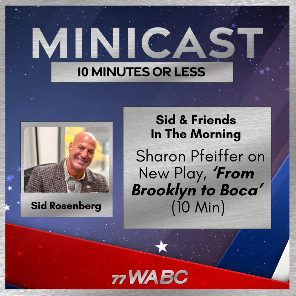 Sharon Pfeiffer on New Play, ‘From Brooklyn to Boca’ (10 Min) – 77 WABC