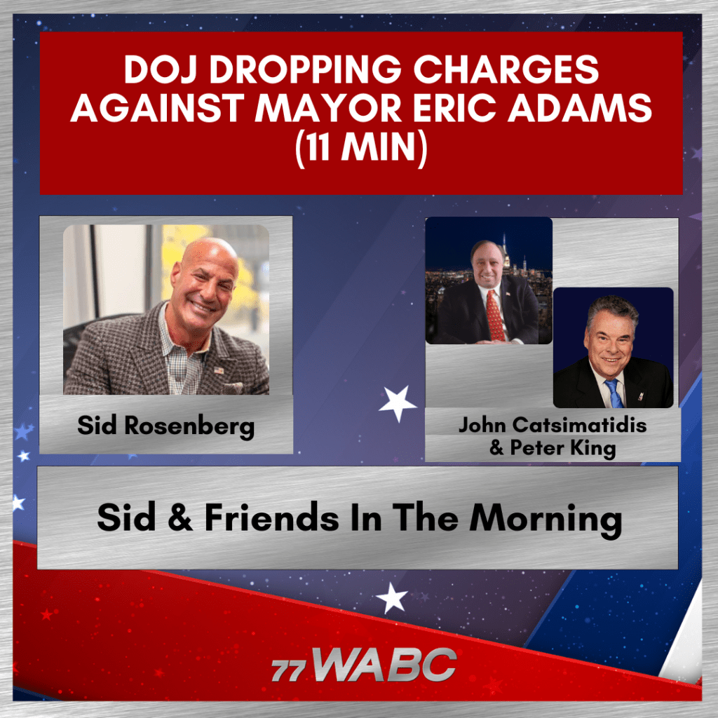 DOJ Dropping Charges Against Mayor Eric Adams (11 Min) – 77 WABC