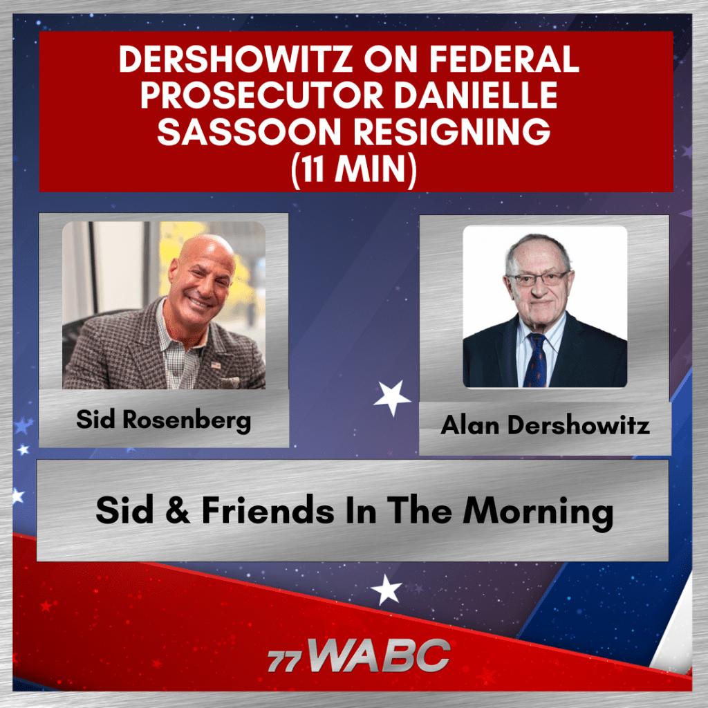 Dershowitz On Federal Prosecutor Danielle Sassoon Resigning (11 min ...