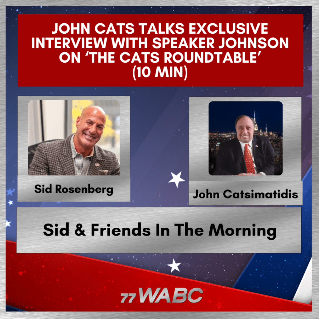 John Cats Talks Exclusive Interview With Speaker Johnson On ‘The Cats ...