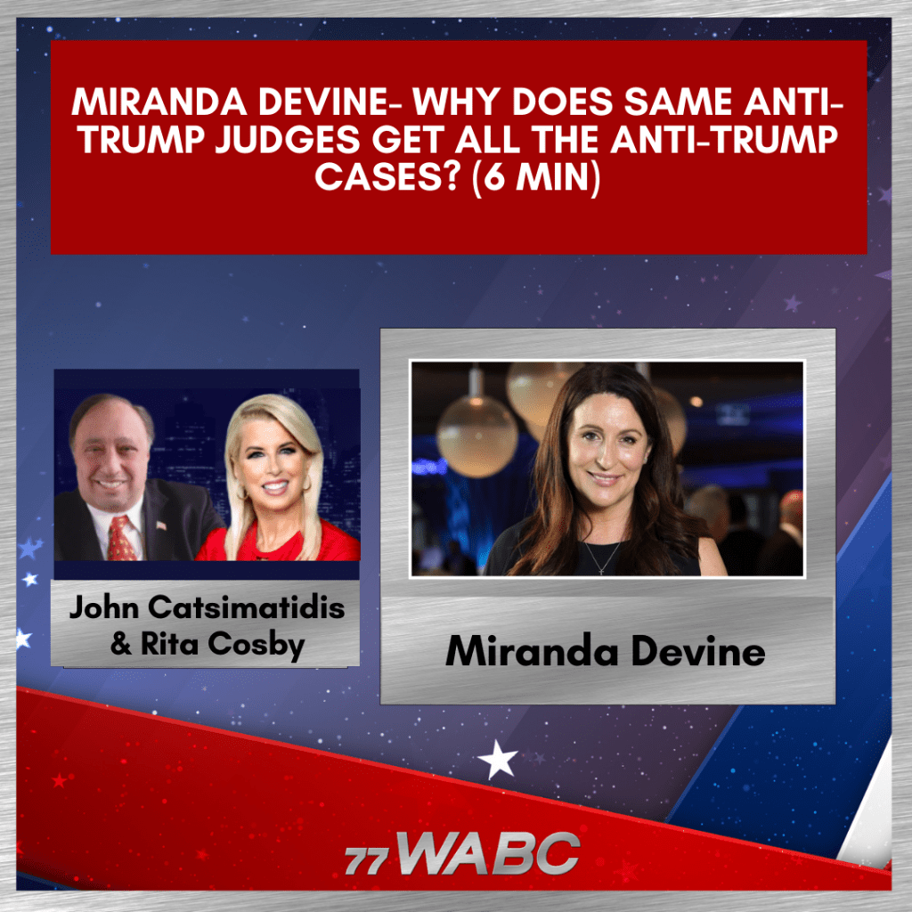 Miranda Devine- Why Does Same Anti-Trump Judges Get All the Anti-Trump Cases? (6 min) | 03-27-25 ...