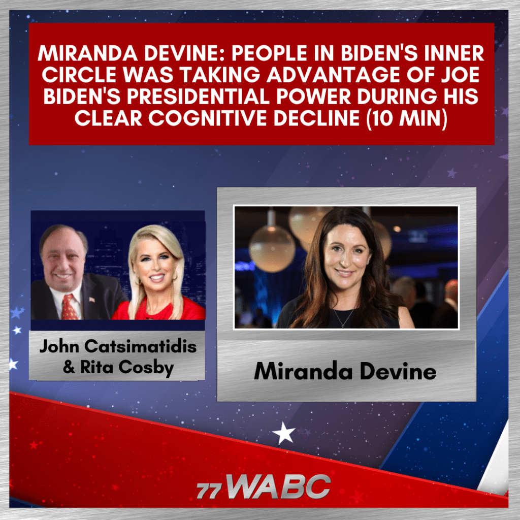 Miranda Devine: People in Biden's Inner Circle was Taking Advantage of ...