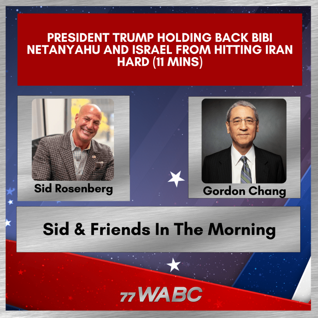 President Trump holding back Bibi Netanyahu and Israel from hitting ...