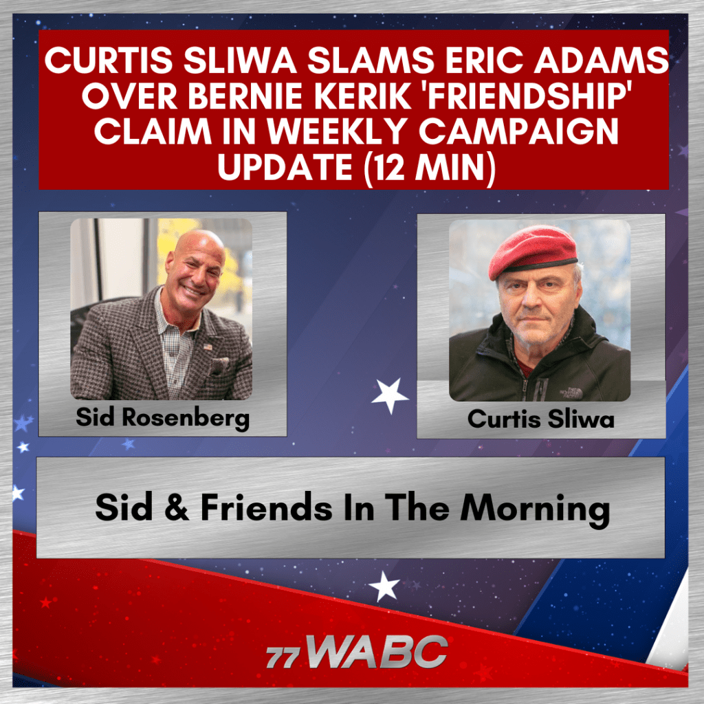 Curtis Sliwa Slams Eric Adams Over Bernie Kerik 'Friendship' Claim in ...