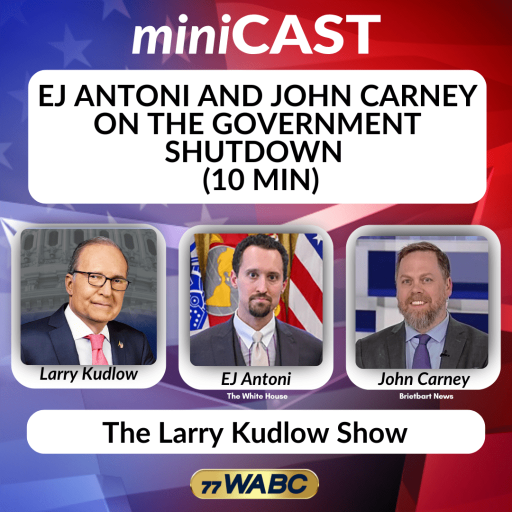 EJ Antoni and John Carney on the Government Shutdown (10 min) | 10-04 ...