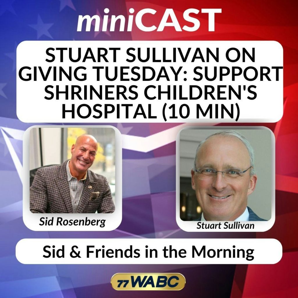Stuart Sullivan on Giving Tuesday: Support Shriners Children’s Hospital ...