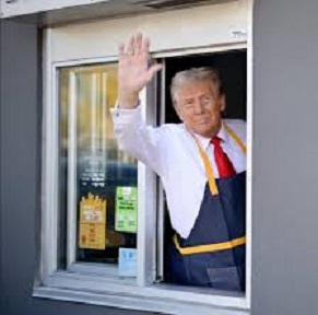 Trump Serves Food At McDonald's Drive-Thru | Lightner Communications ...
