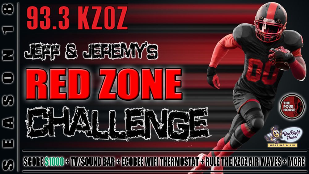 JEFF & JEREMY'S RED ZONE CHALLENGE SEASON 18 | KZOZ - San Luis Obispo, CA