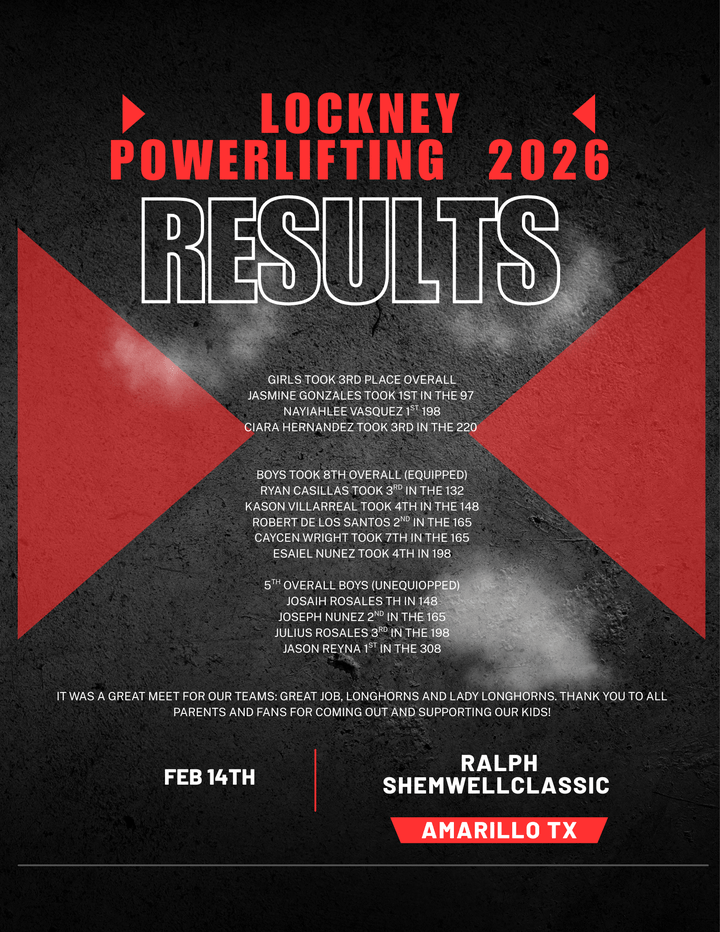 Lockney Lifters Bring Home Hardware from Ralph Shemwell Classic | Floyd ...