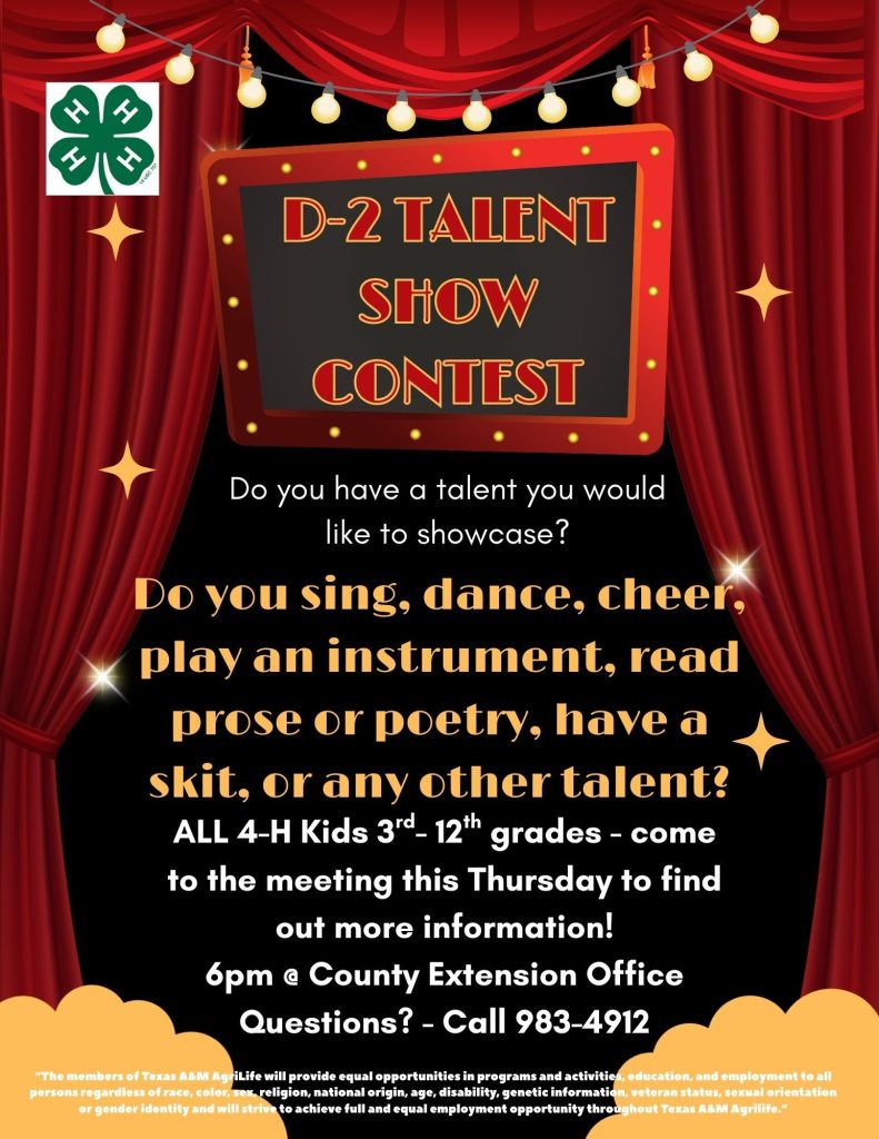 Floyd County 4-H Youth Get Ready to Showcase Talents at District ...