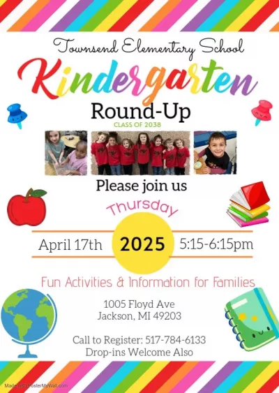 Kindergarten Round-Up Vandercook Lake – WKHM-AM – Jackson, MI
