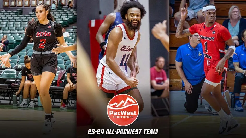 Three Vulcans Land All-PacWest Second Team Honors | KPUA