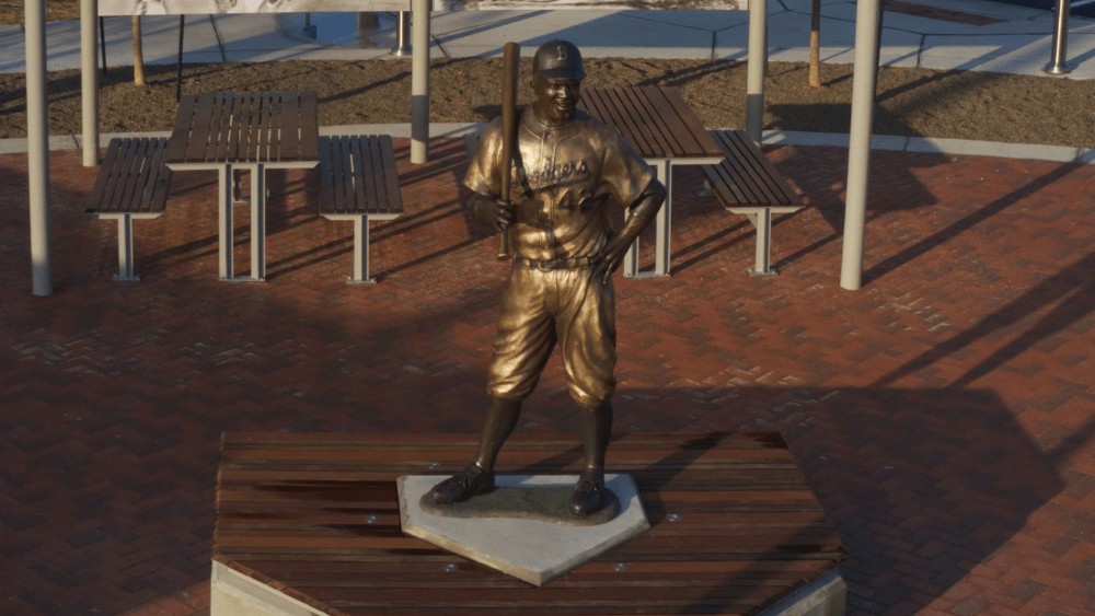 Arrest made in theft of Jackie Robinson statue in Wichita | 101.3 KFDI