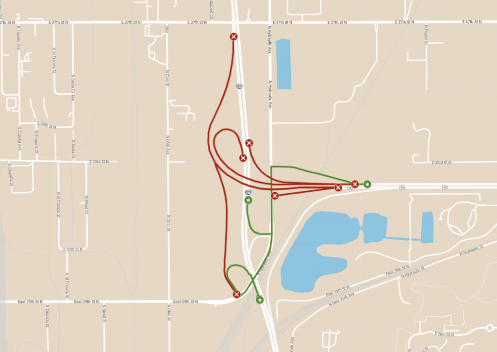 Ramp closings planned for K-96 in Wichita | 101.3 KFDI