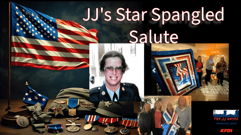 JJ's Star Spangled Salute: Veteran Receives Quilt of Valor | 101.3 KFDI