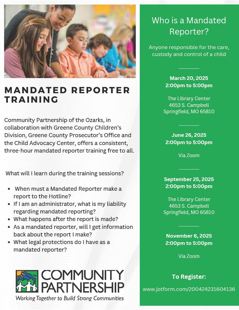 Mandated Reporter Training: Who is a Mandated Reporter? – 94.7 Country