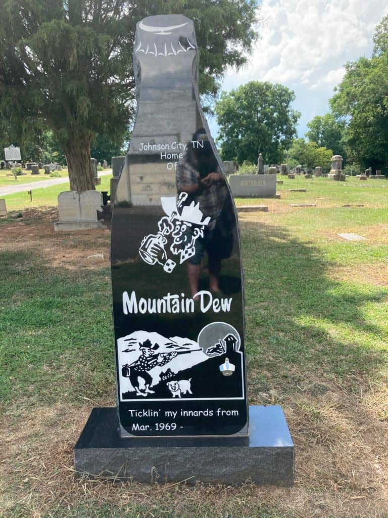 There's a Mountain Dew Headstone at an East TN Cemetery | Hot 104.5