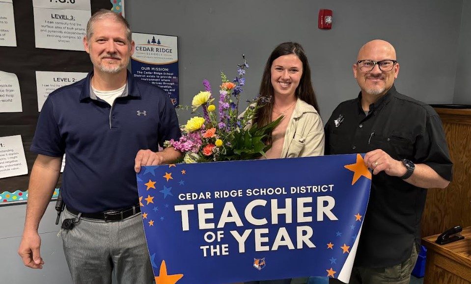 Cedar Ridge names Elizabeth Callahan 2025 Teacher of the Year | KBNW-AM ...