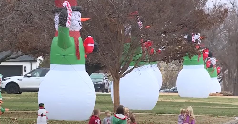 An OKC neighborhood is home to dozens of giant snowmen. But how did the ...
