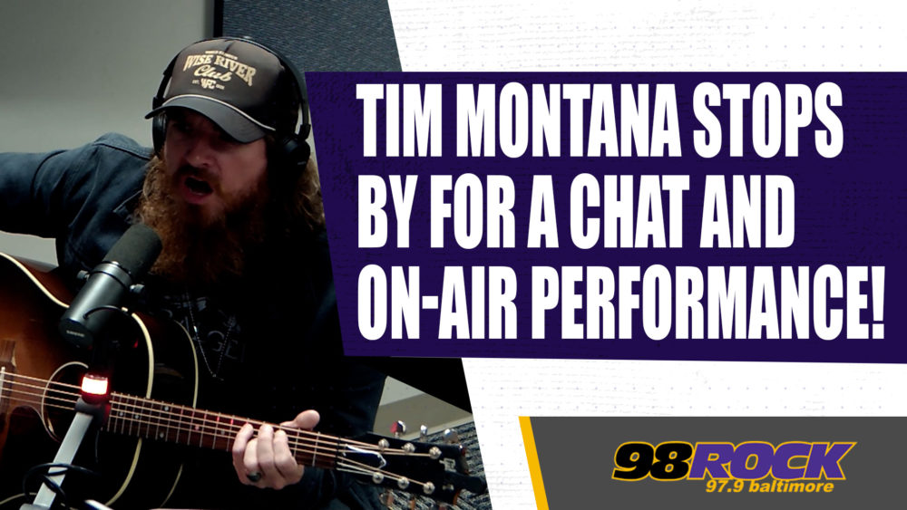 Tim Montana Stops by for a Quick Chat and On-Air Performance! | 98 Rock ...