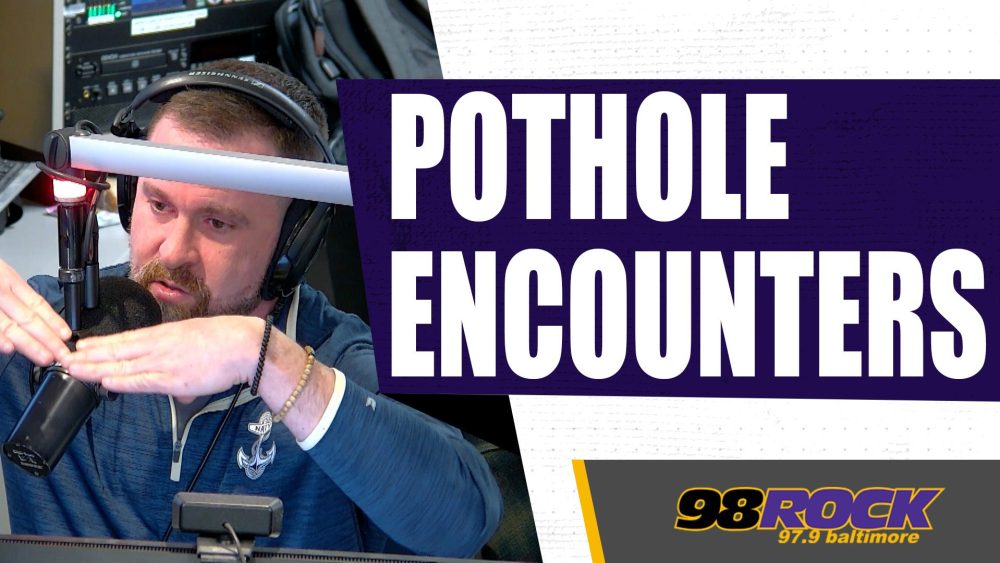 How Justin's Car Lost the Battle to a Pothole | 98 Rock Online