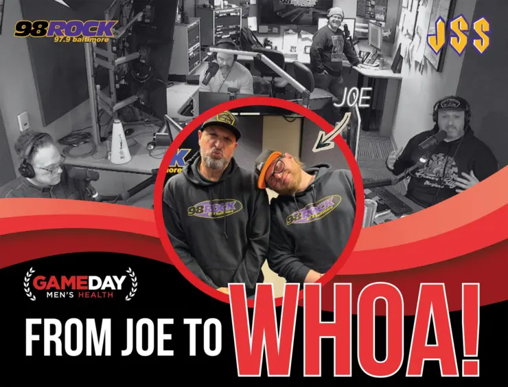 Tracking from Joe to 'Whoa' with Gameday Men's Health | 98 Rock Online