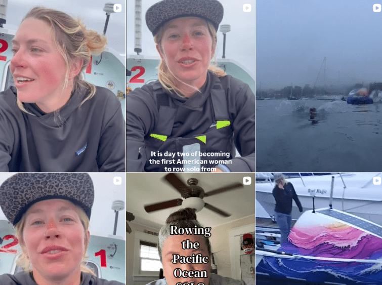Woman begins historic solo ocean rowing trip from California to Hawaii ...