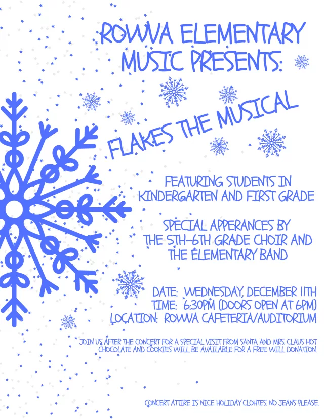 ROWVA Elementary Music Concert (Kindergarten, First Grade, 5th-6th ...