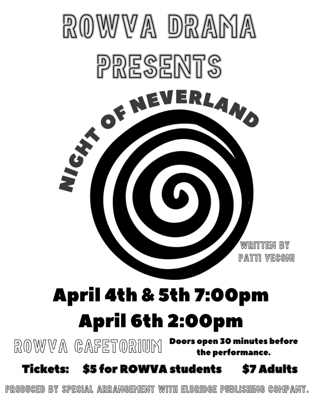 ROWVA Drama Presents Night of Neverland – Country 94.9 FM 95