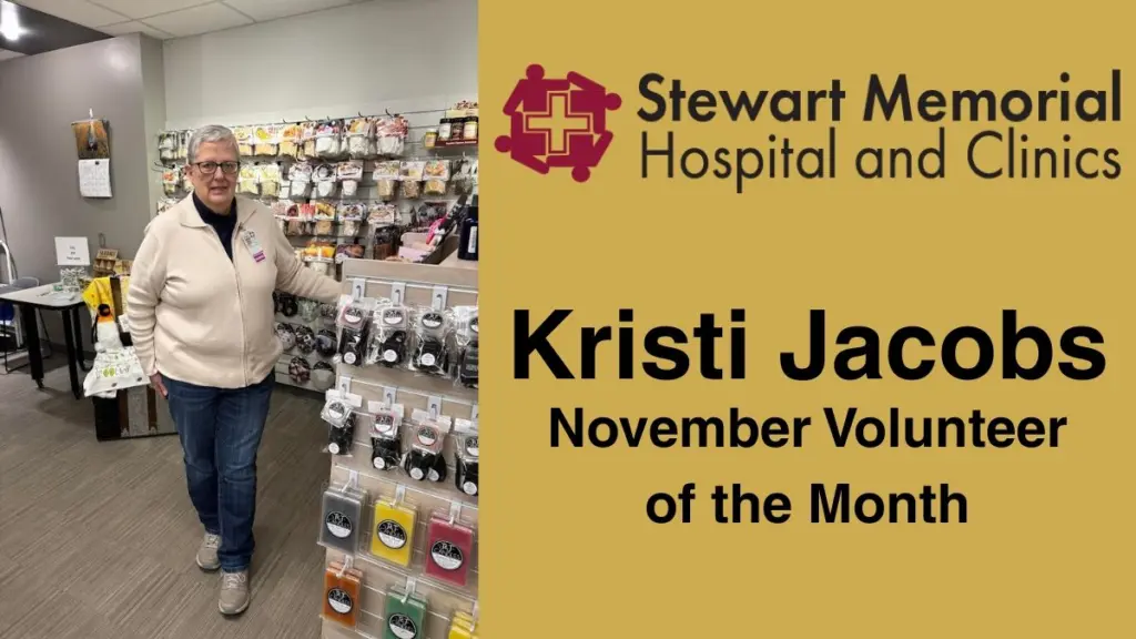 Stewart Memorial Names Kristi Jacobs The November Volunteer Of The Month | Carroll Broadcasting ...