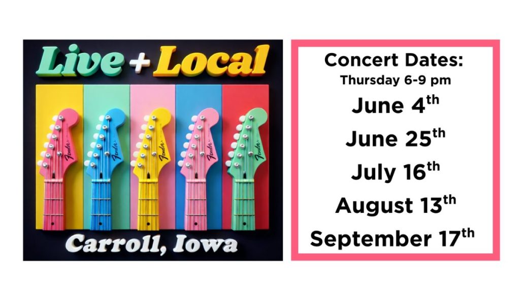 Carroll Chamber Of Commerce Announces 2026 Live+Local Dates | Carroll ...