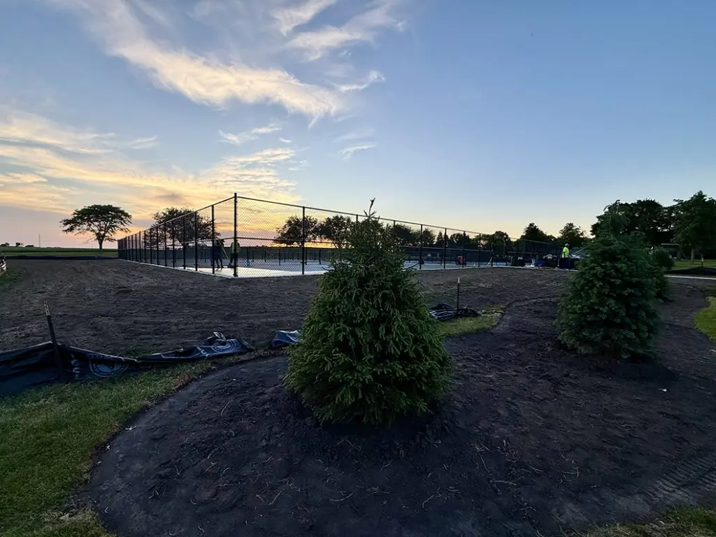 Rotary Park pickleball courts nearly done, open for play by end of next ...