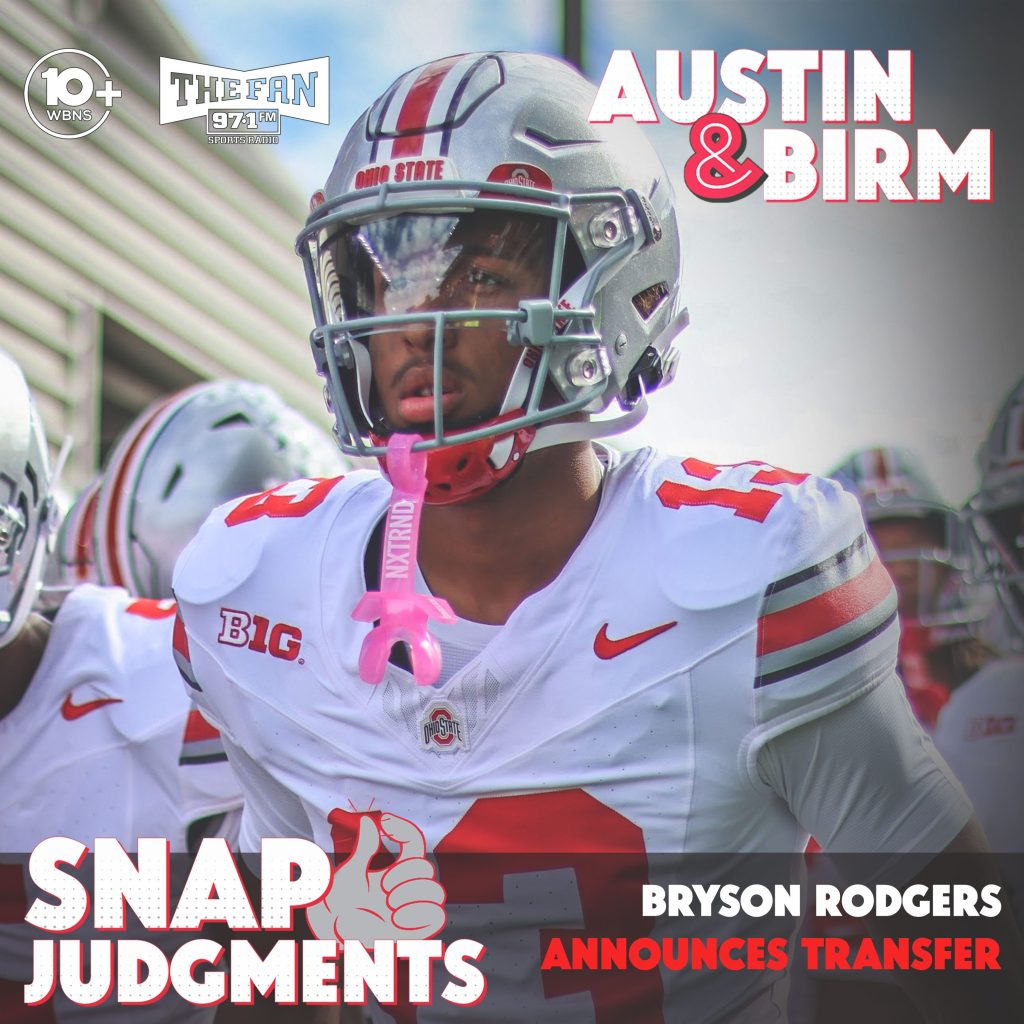 Snap Judgments: Ohio State wideout Bryson Rodgers to enter transfer ...