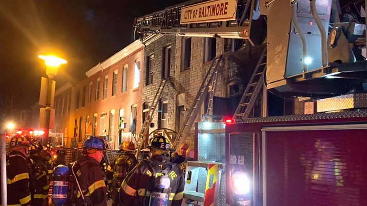 2 Seriously Injured In Multiple Row Home Fire In East Baltimore | WBAL Baltimore News