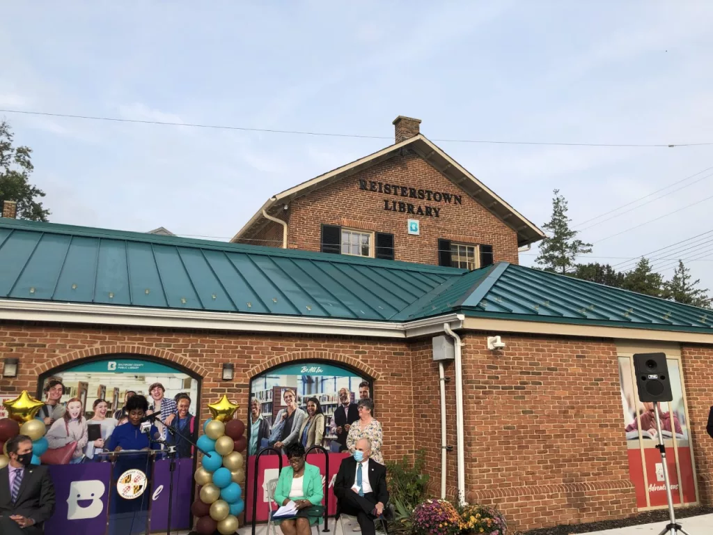 Newly renovated Reisterstown library opens | WBAL Baltimore News