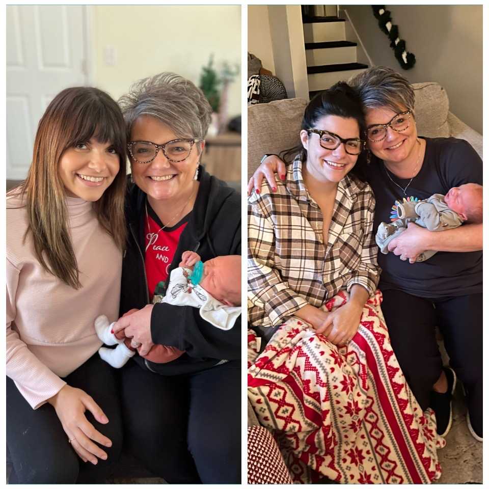 'Twin telepathy is real': Sisters from New York give birth on same day ...
