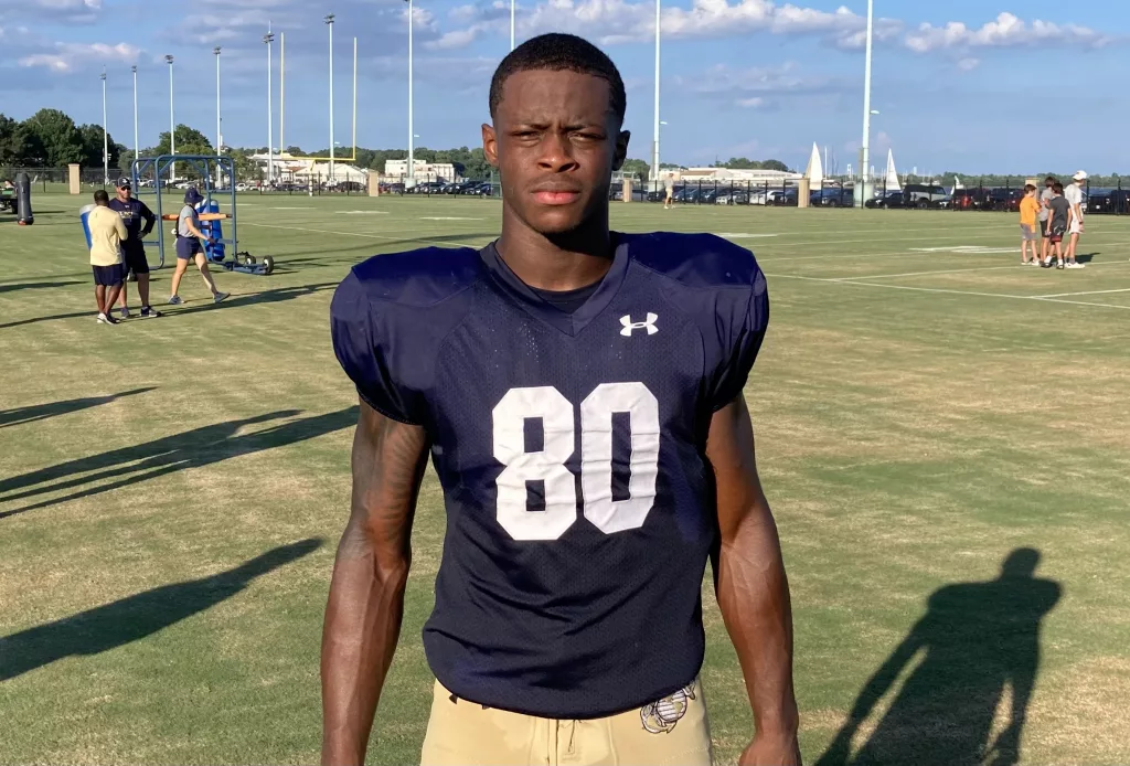 It's All About 1-0 This Season For Navy WR Mark Walker And The ...