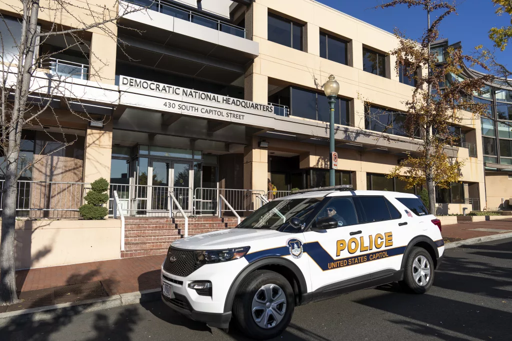 The protests outside DNC headquarters signal the divides in Biden's ...